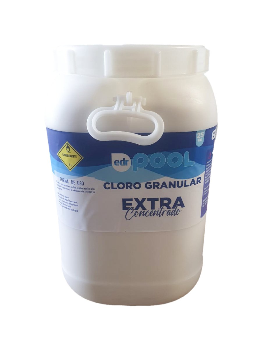 Cloro Granular 25kg para Piscinas | EDR Pool – Hidroshop Chile