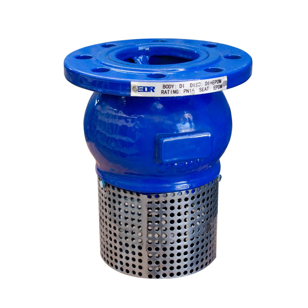 Válvula de Pie de Fierro 5" | Retención y Filtro – Hidroshop Chile